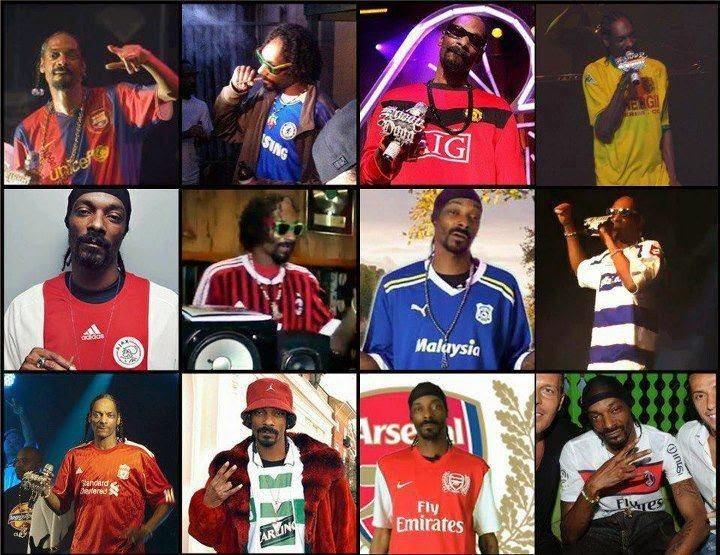 Rappers Wearing Football Shirts